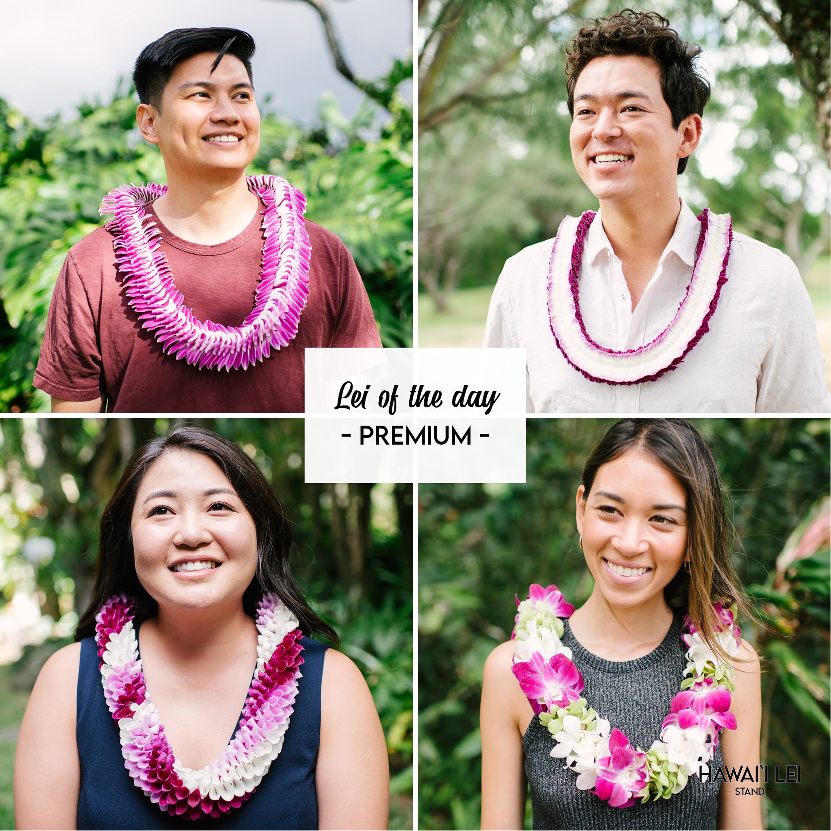 Fresh Lei Of The Day Set