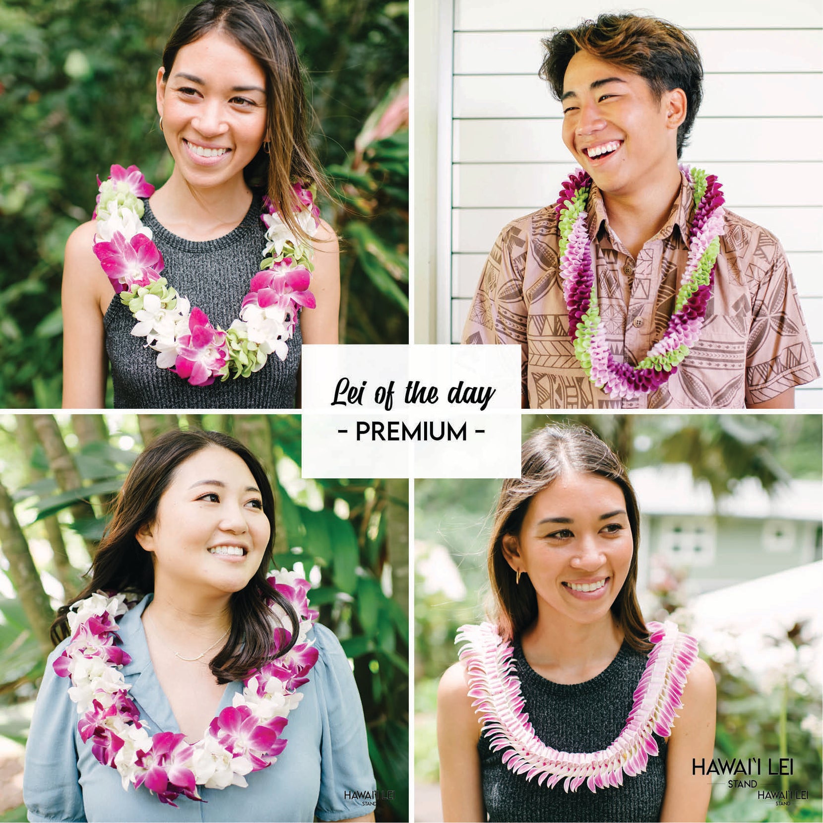 Fresh Lei Of The Day Set