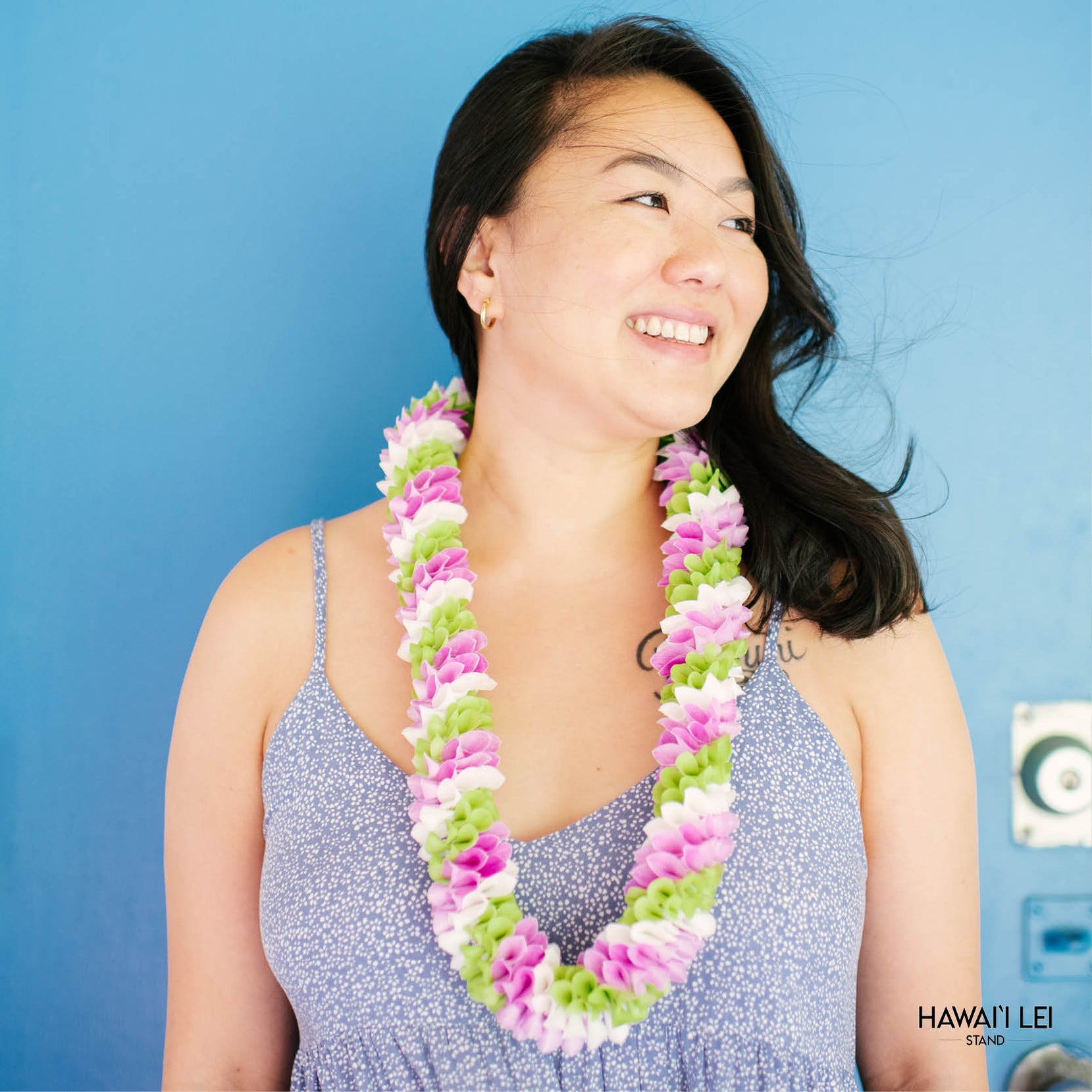 Spiral Orchid Lei (Multi-Color) - Hawaii Lei Stand - Lei Shipping ...