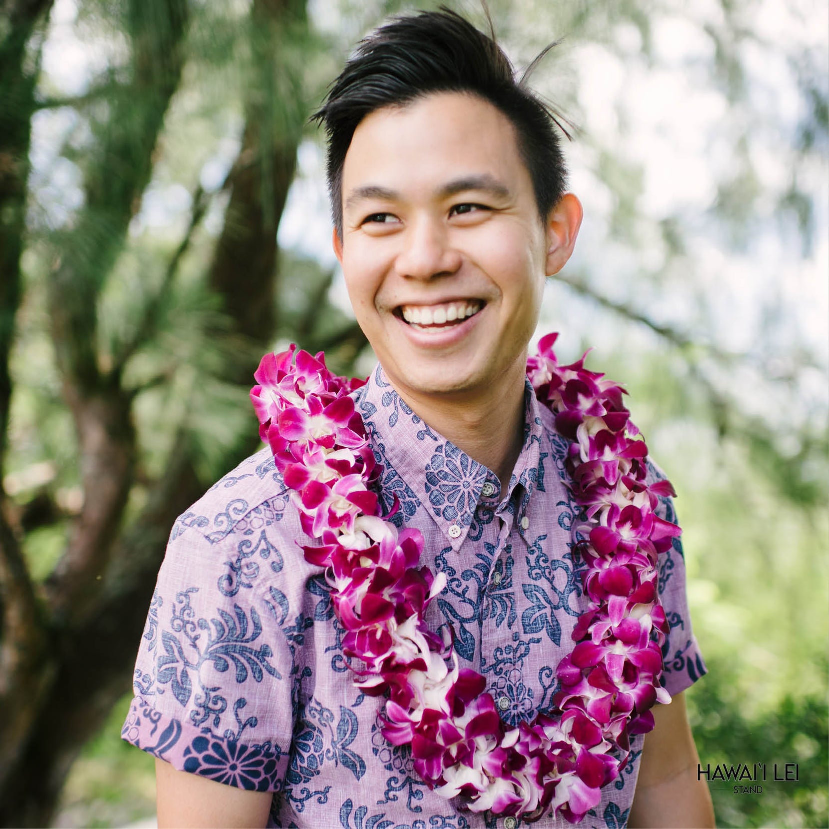 Fresh Deluxe Orchid Lei | Hawaii Lei Stand | Nationwide Shipping